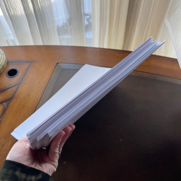 Art | 8100 Sheets Of White Scrapbook Paper | Poshmark